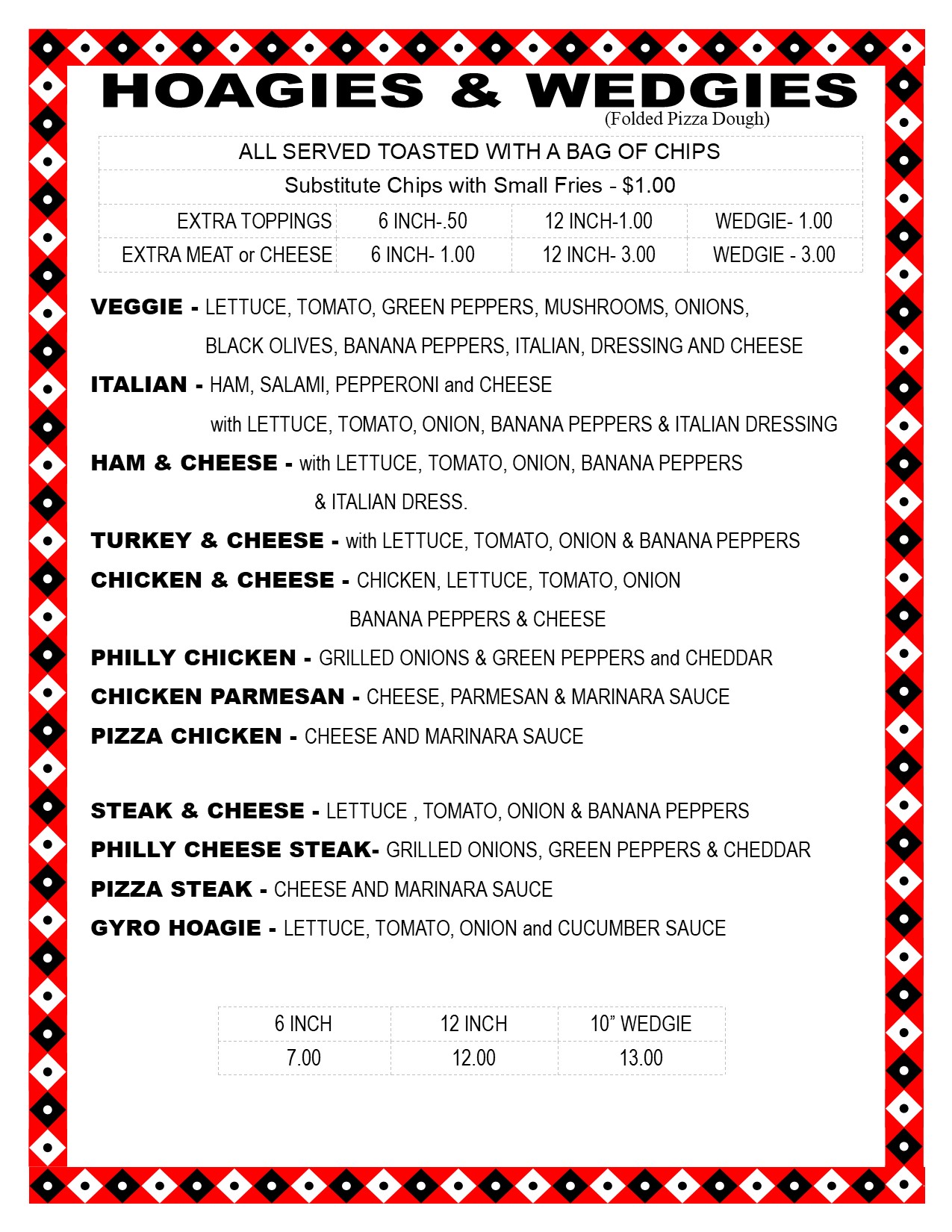 Menu – Wiseguys Pies